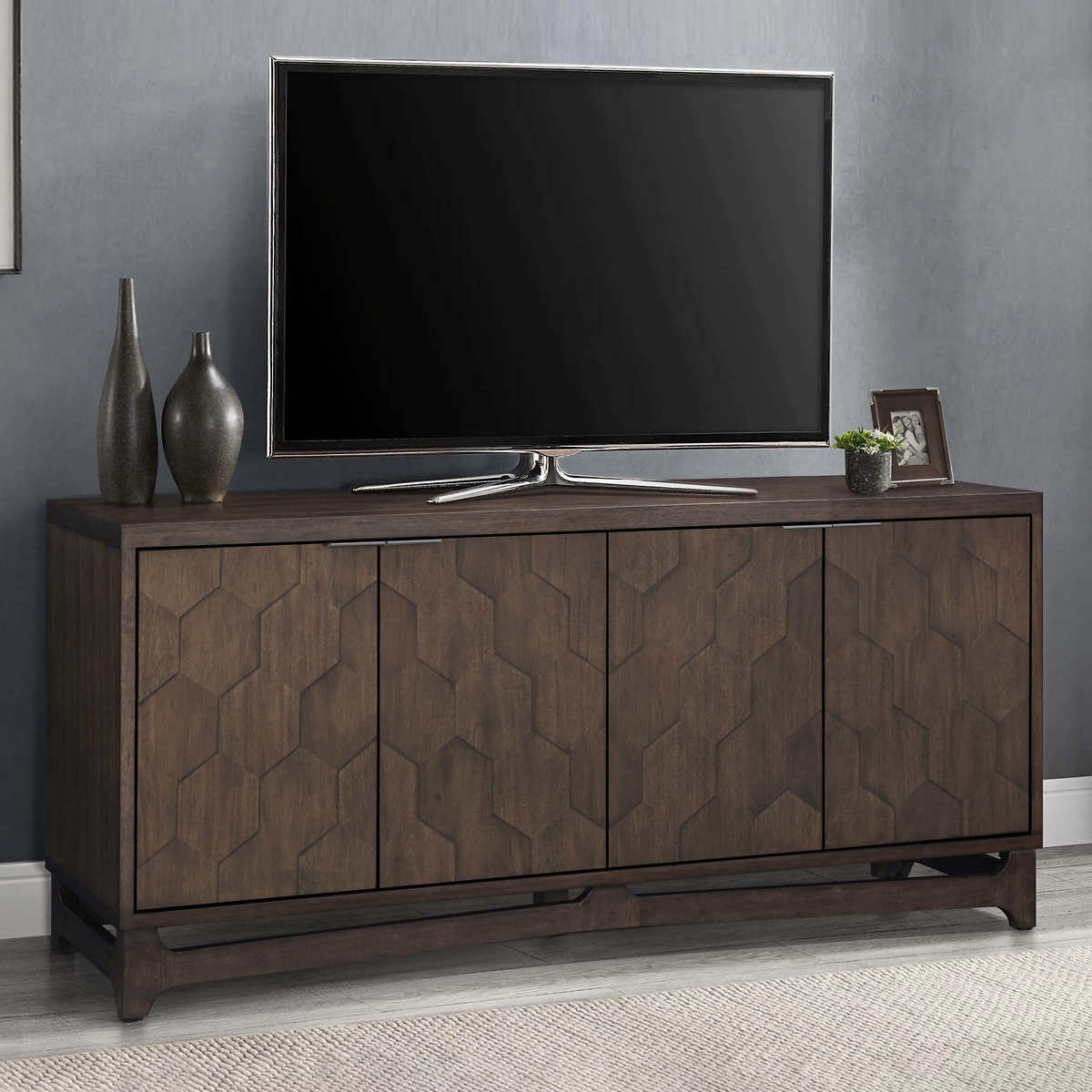 Honeycomb Texture 72" Accent Console, TV Stand – Danca Furniture in ...